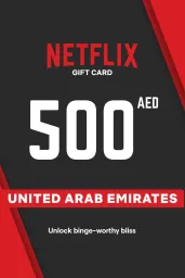 Buy Netflix 500 AED Gift Card (UAE) - Digital Code