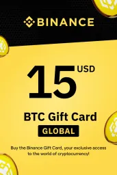 Buy Binance (BTC) 15 USD Gift Card (Global) - Digital Key