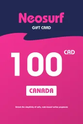 Buy Neosurf $100 CAD Gift Card (CA) - Digital Code
