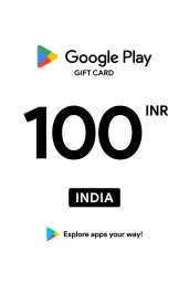 Buy Google Play 100 INR Gift Card (India) - Digital Key