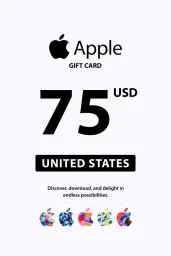 Buy Apple $75 USD Gift Card (US) - Digital Code