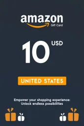 Buy Amazon 10 USD Gift Card (United States) - Digital Key