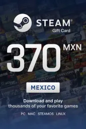 Buy Steam Wallet $370 MXN Gift Card (MX) - Digital Code