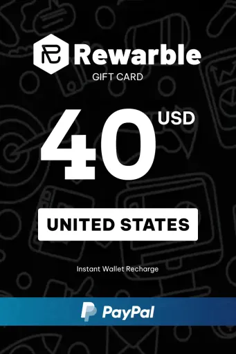 Buy Rewarble Paypal 40 USD Gift Card (United States) - Rewarble ...
