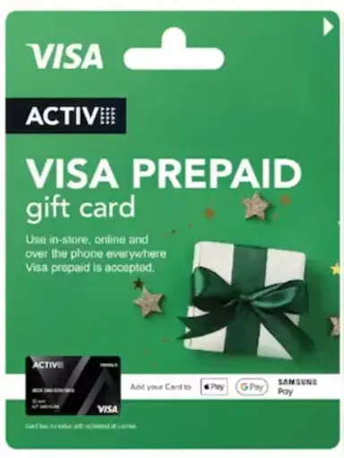 Buy Activ Digital Visa 150 AUD Gift Card (Australia) - Digital Key