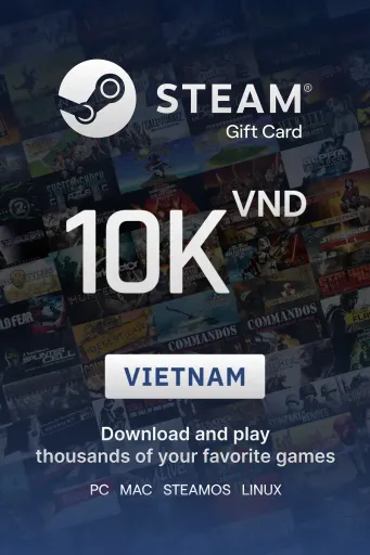 Buy Steam Wallet 10000 VND Gift Card (Vietnam) - Digital Key