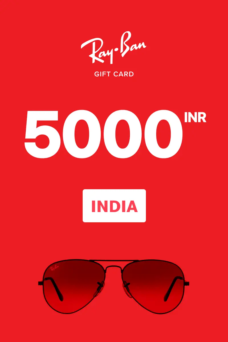 Buy Ray-Ban 5000 INR Gift Card (India) - Digital Key