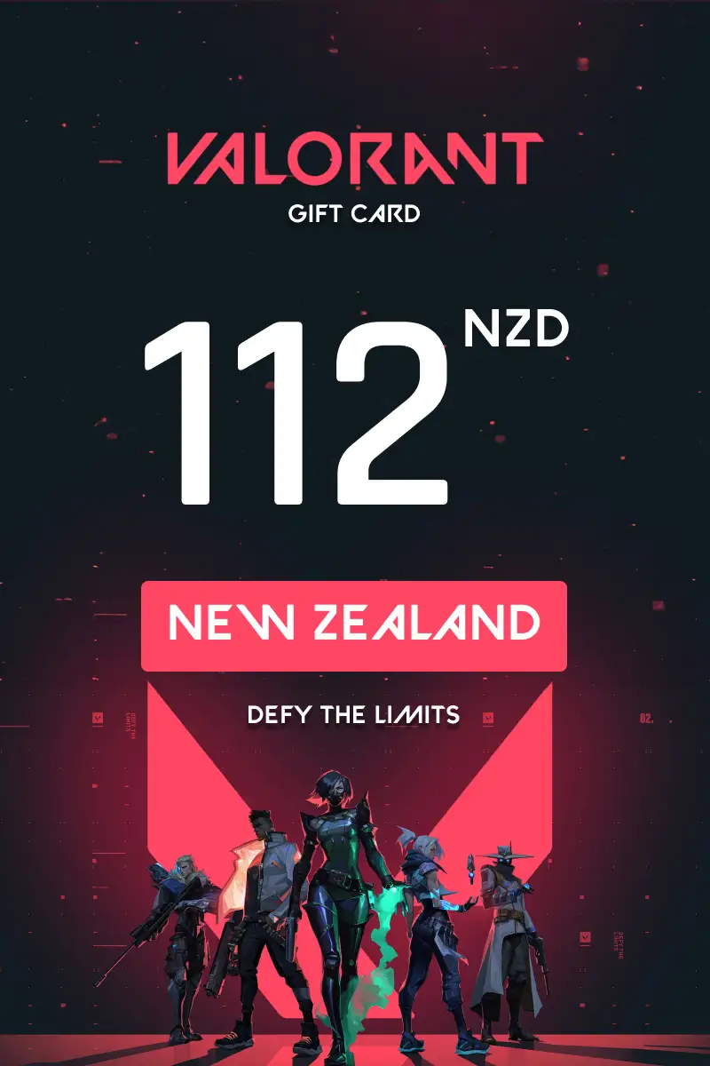 Buy Valorant 112 NZD Gift Card (New Zealand) - Digital Key
