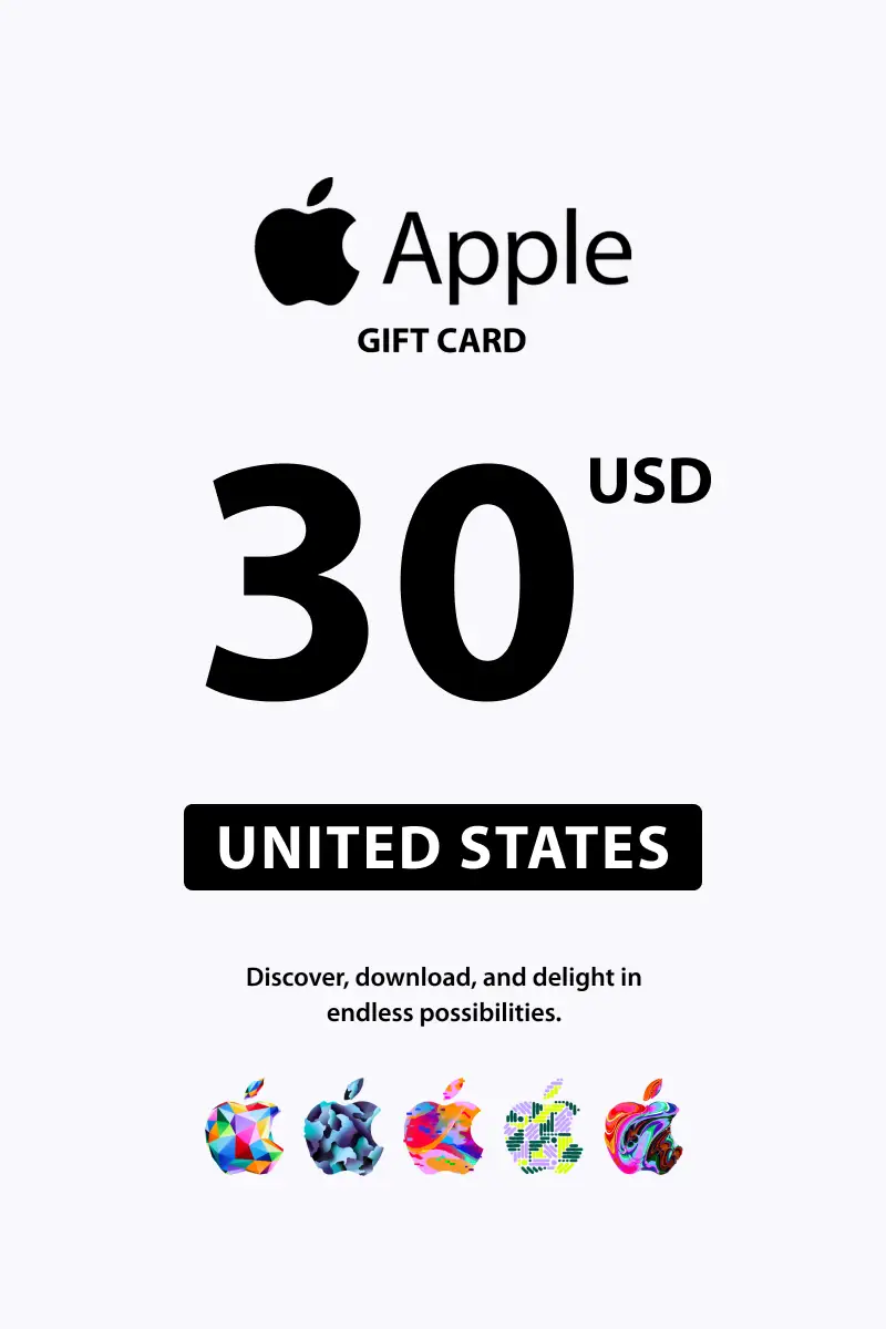 Buy Apple 30 USD Gift Card (United States) - Digital Key
