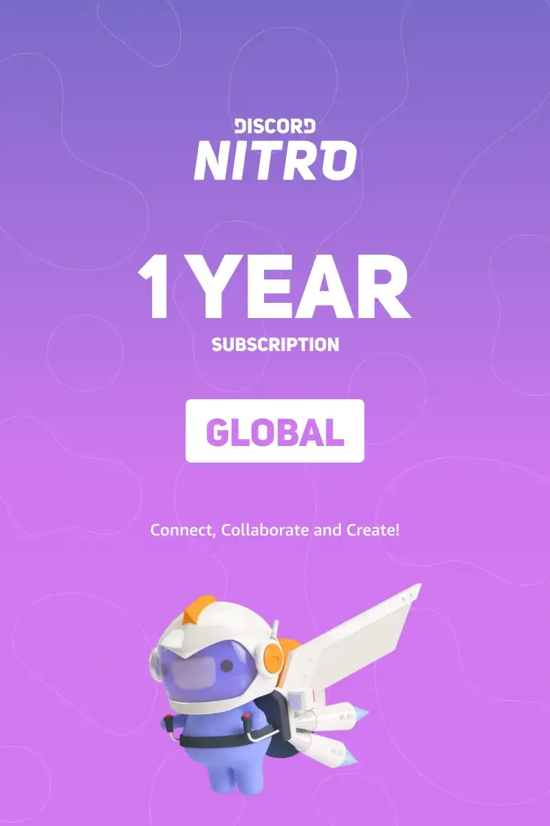 Buy Discord Nitro 1 Year Subscription (Global) - Digital Key