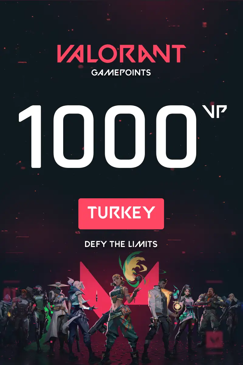 Buy VALORANT 1000 Valorant Points (Turkey) - Digital Key