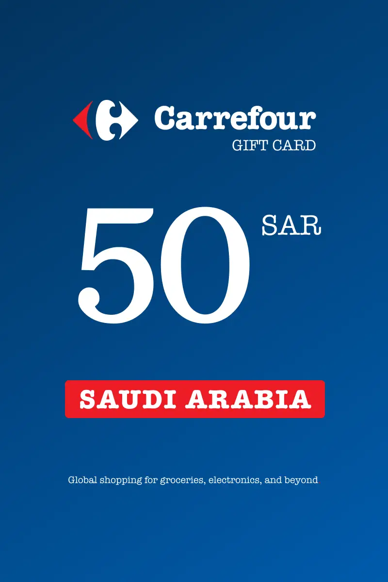Buy Carrefour 50 SAR Gift Card (Saudi Arabia) - Digital Key