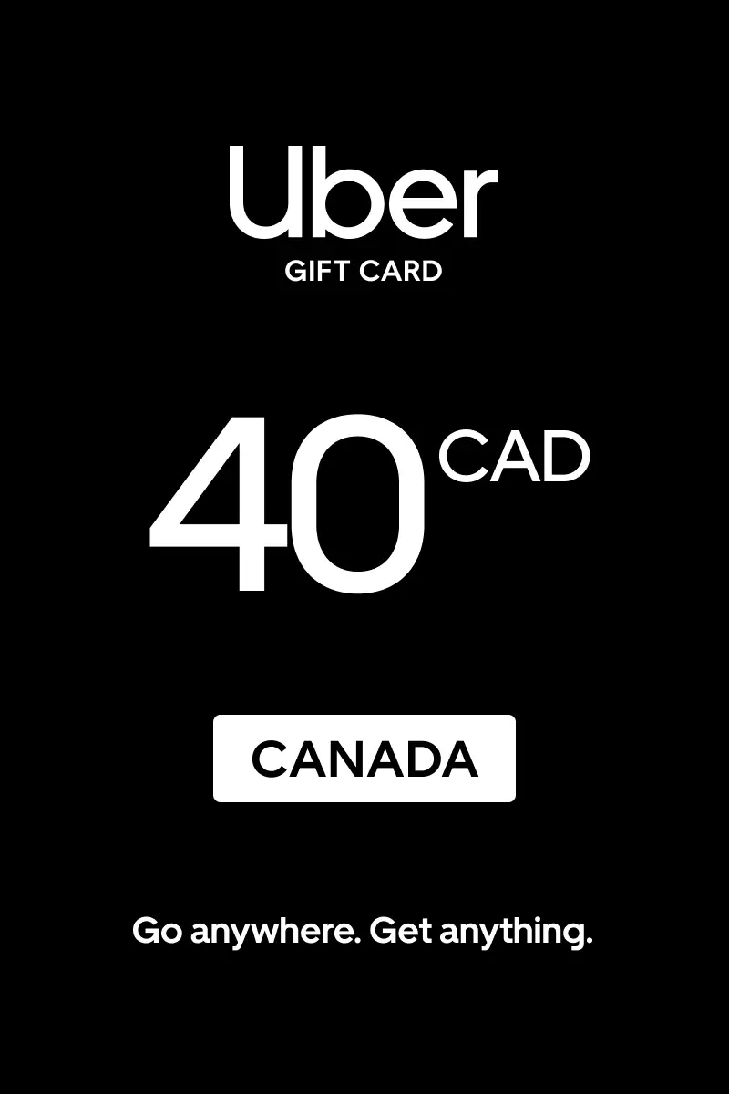 Buy Uber 40 CAD Gift Card (Canada) - Digital Key