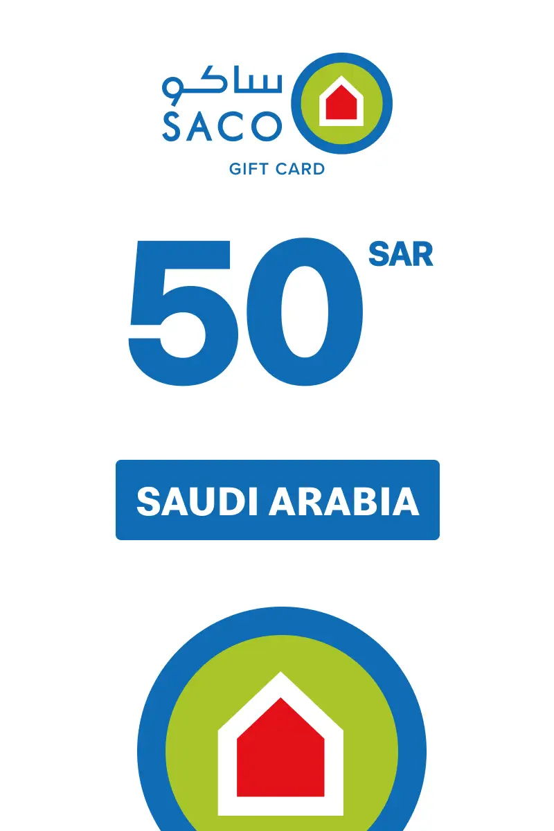 Buy SACO 50 SAR Gift Card (Saudi Arabia) - Digital Key
