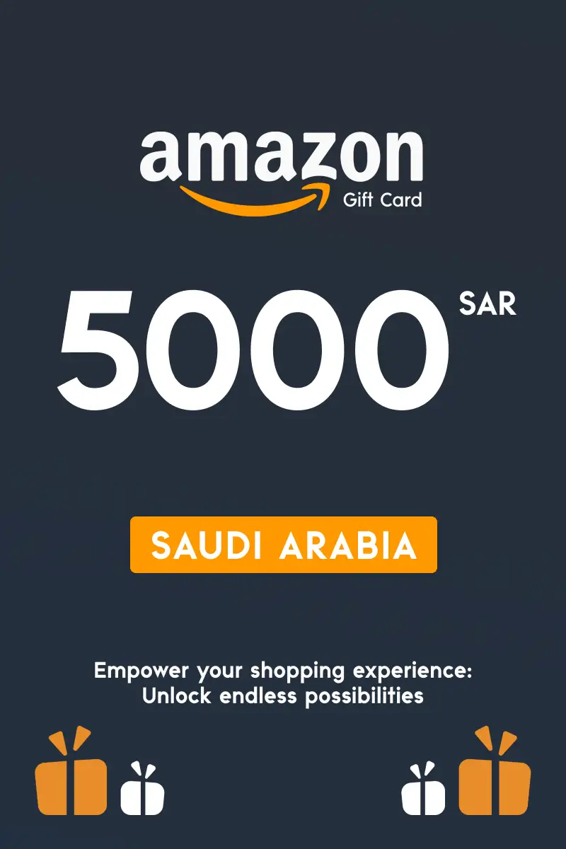Buy Amazon 5000 SAR Gift Card (Saudi Arabia) - Digital Key