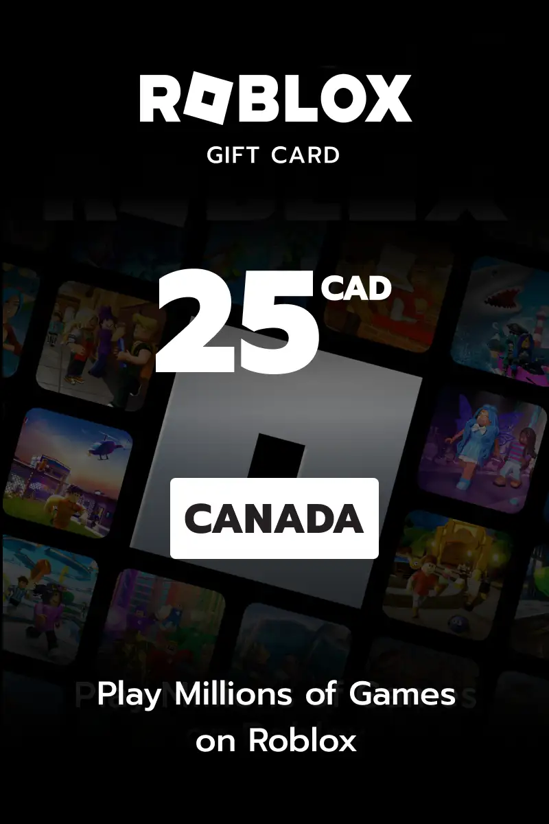 Buy Roblox 25 CAD Gift Card (Canada) - Digital Key
