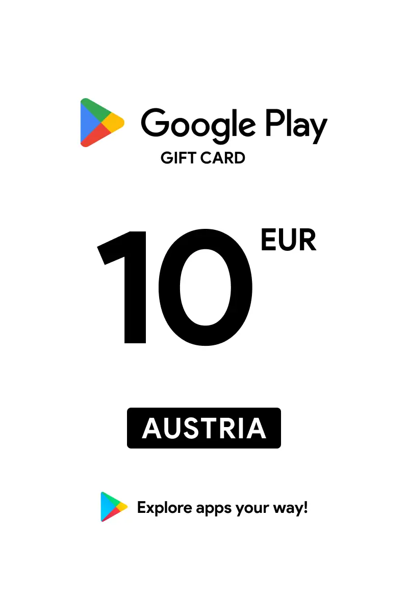 Buy Google Play 10 EUR Gift Card (Austria) - Digital Key