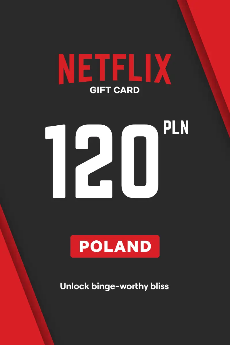 Buy Netflix 120 PLN Gift Card (Poland) - Digital Key