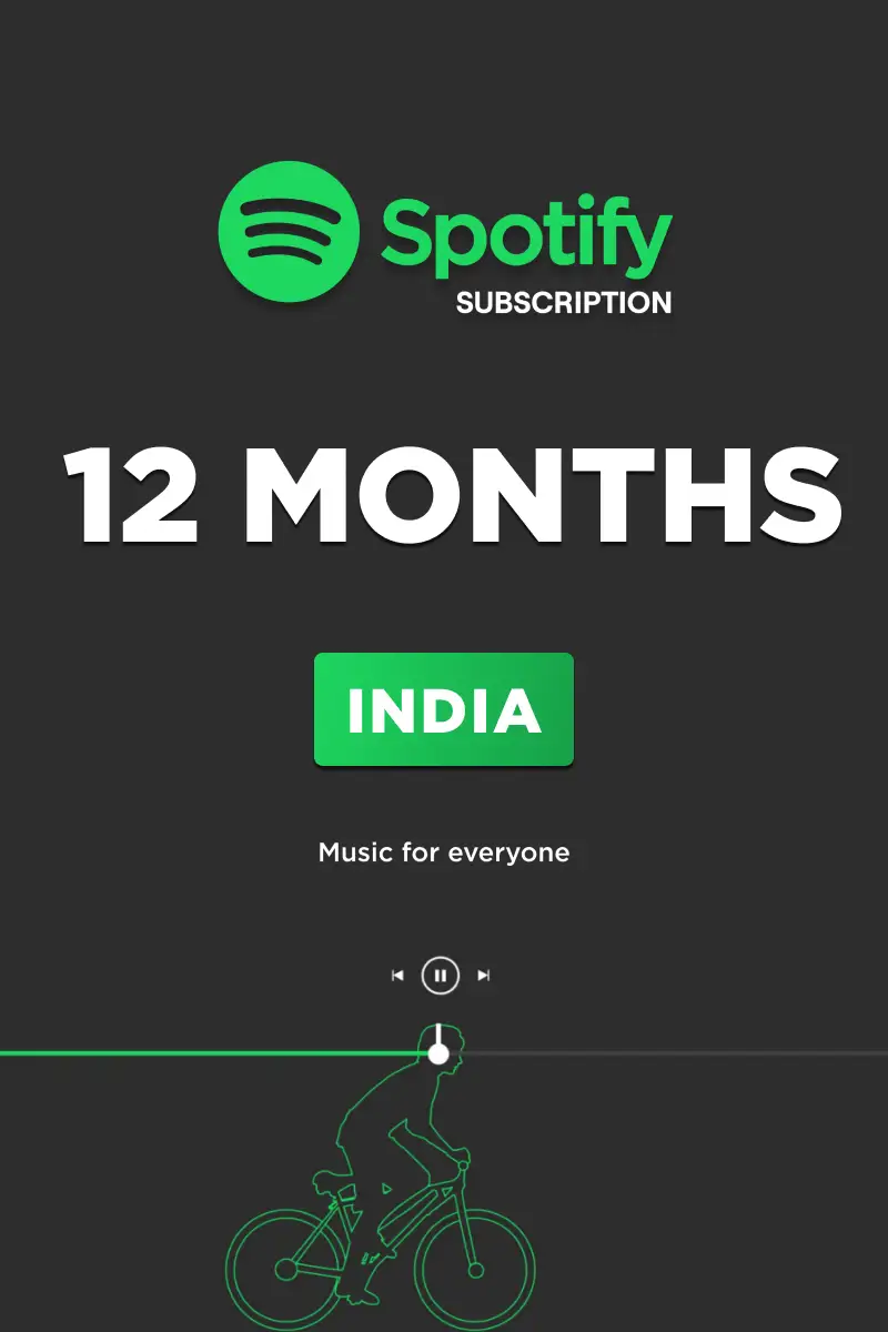 Buy Spotify Premium 12 Months Subscription (India) - Digital Key