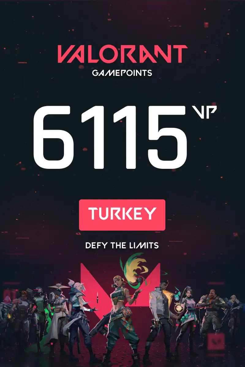 Buy VALORANT 6115 Valorant Points (Turkey) - Digital Key