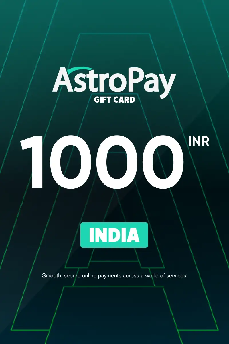 Buy AstroPay 1000 INR Gift Card (India) - Digital Key
