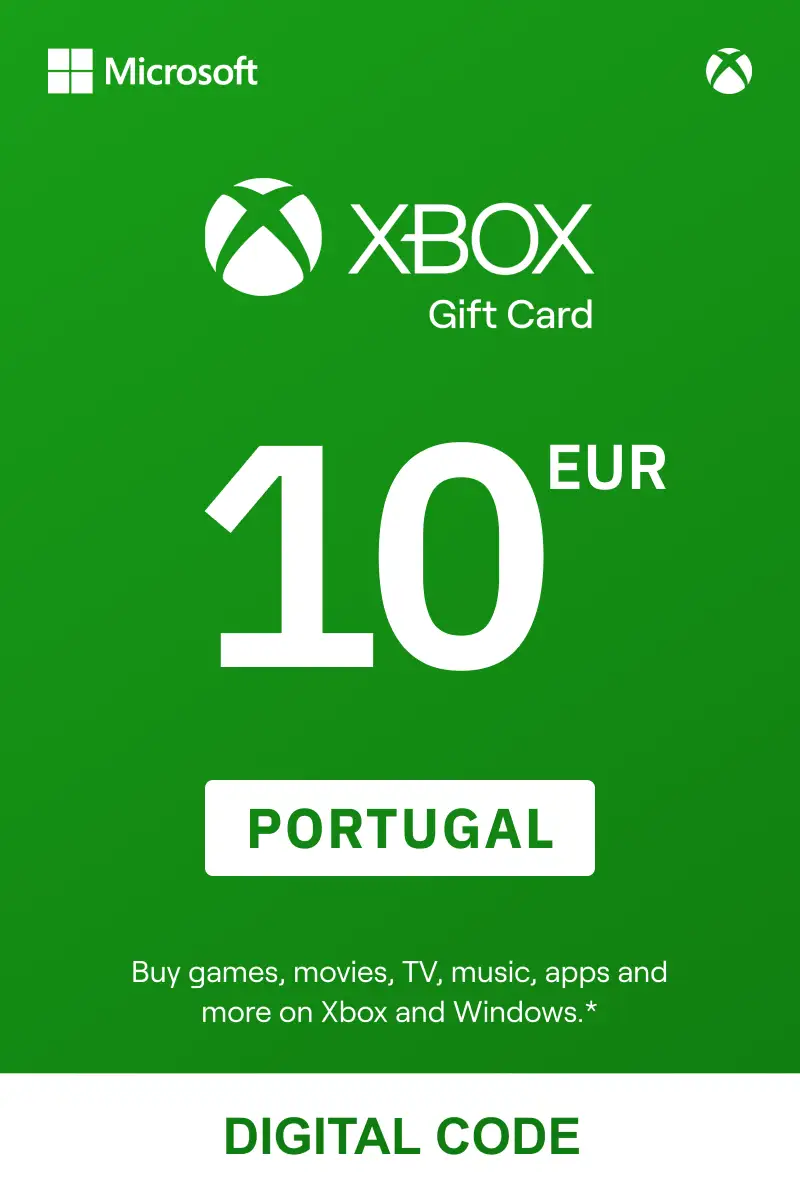 Buy Xbox 10 EUR Gift Card (Portugal) - Digital Key
