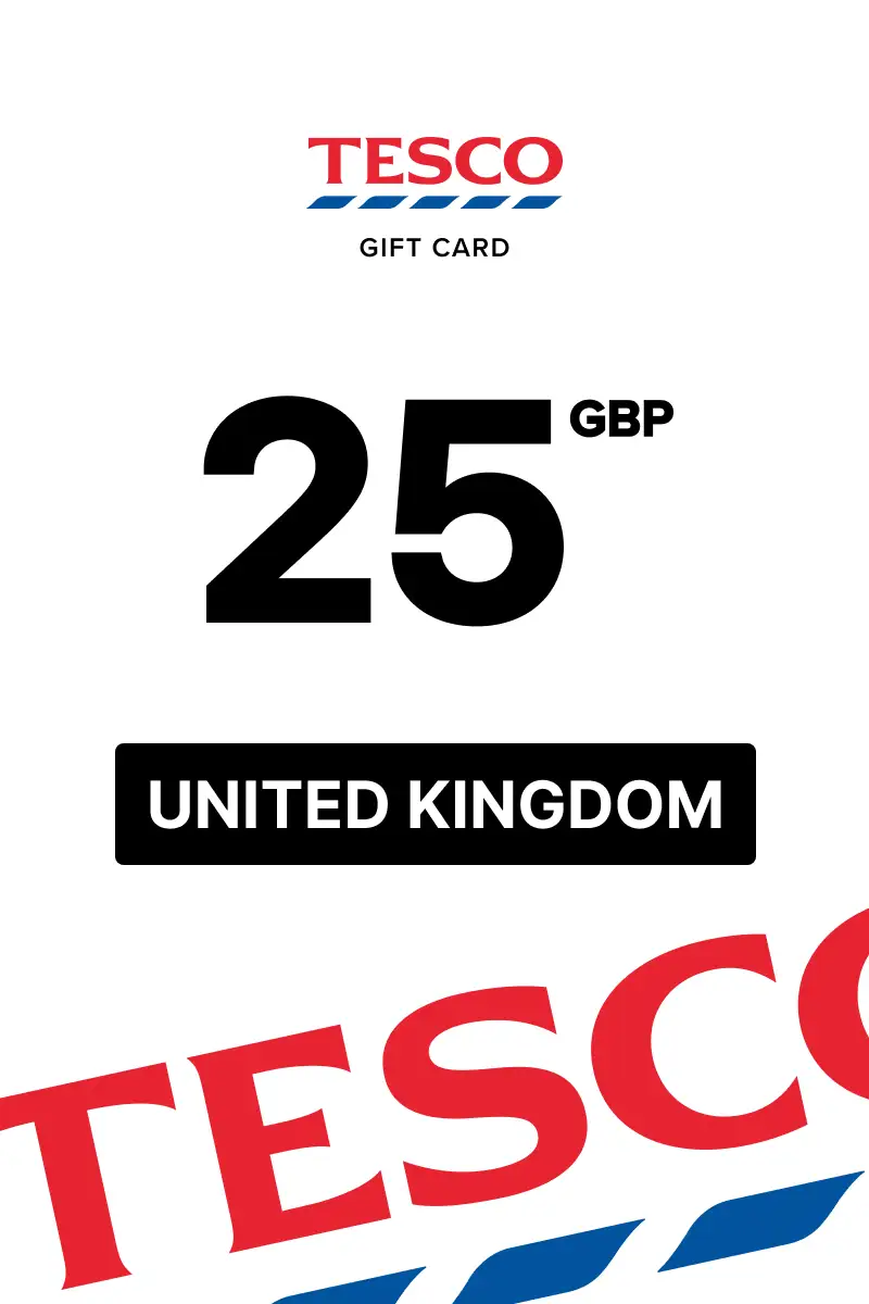 Buy Tesco 25 GBP Gift Card (United Kingdom) - Digital Key