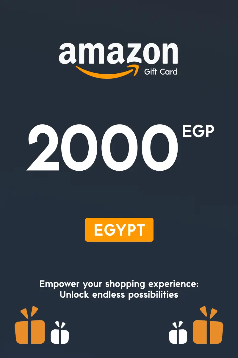 Buy Amazon 2000 EGP Gift Card (Egypt) - Digital Key