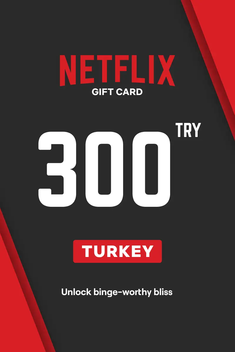 Buy Netflix 300 TRY Gift Card (Turkey) - Digital Key