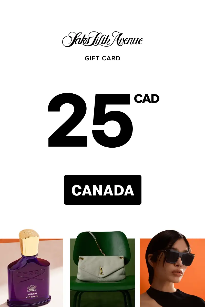 Buy Saks Fifth Avenue 25 CAD Gift Card (Canada) - Digital Key