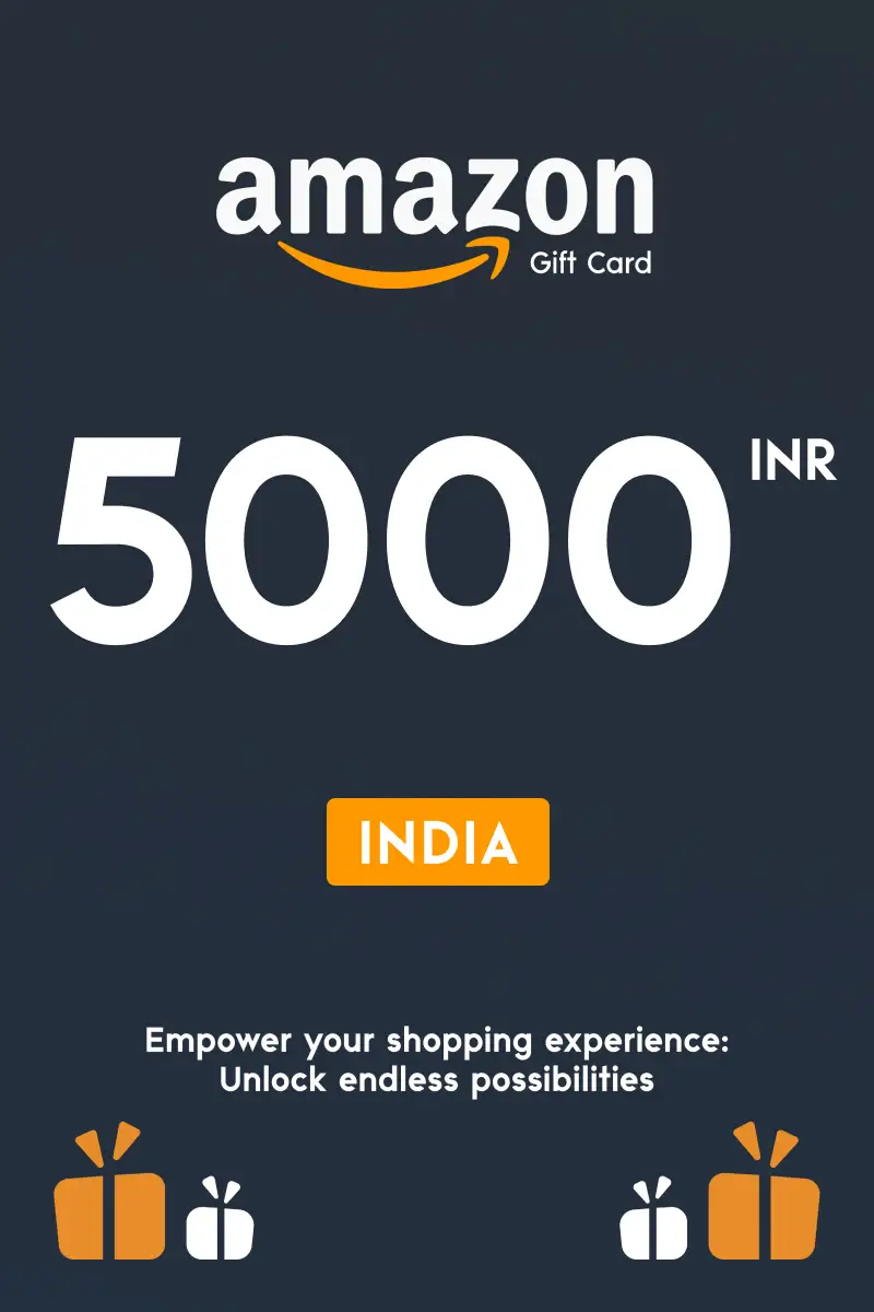 Buy Amazon 5000 INR Gift Card (India) - Digital Key