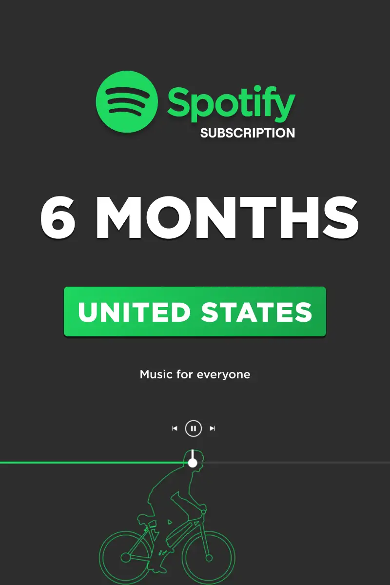 Buy Spotify Premium 6 Months Subscription (United States) - Digital Key