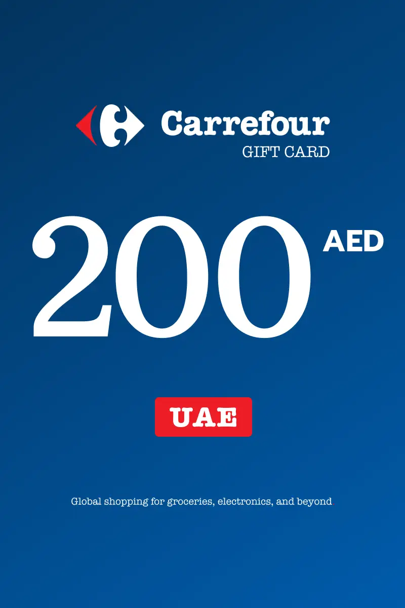 Buy Carrefour 200 AED Gift Card (United Arab Emirates) - Digital Key
