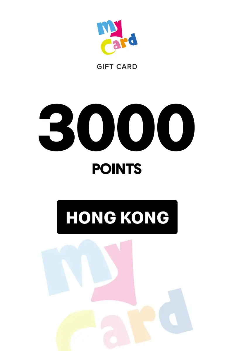Buy MyCard 3000 Points (Hong Kong) - Digital Key