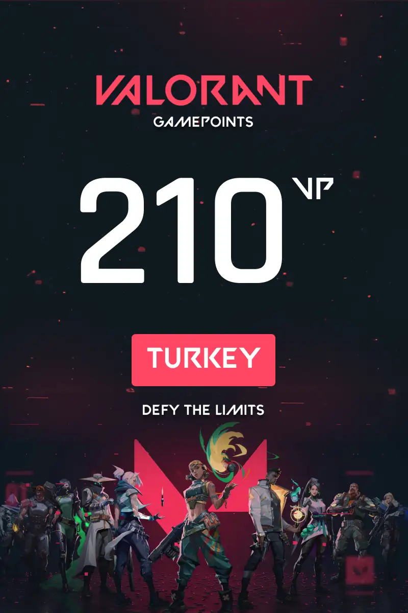 Buy VALORANT 210 Valorant Points (Turkey) - Digital Key