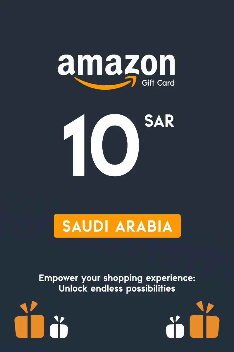 Buy Amazon 10 SAR Gift Card (Saudi Arabia) - Digital Key