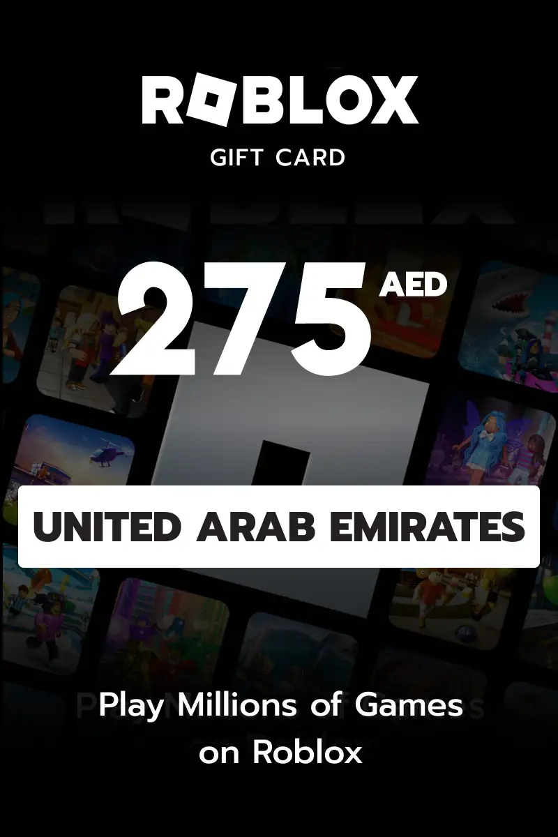 Buy Roblox 275 AED Gift Card (United Arab Emirates) - Digital Key