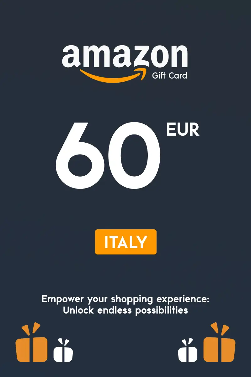 Buy Amazon 60 EUR Gift Card (Italy) - Digital Key