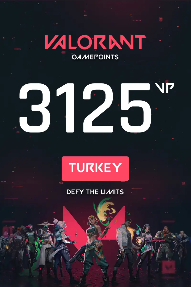Buy VALORANT 3125 Valorant Points (Turkey) - Digital Key