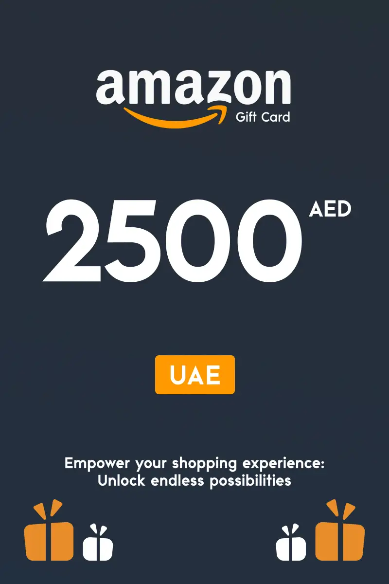 Buy Amazon 2500 AED Gift Card (United Arab Emirates) - Digital Key
