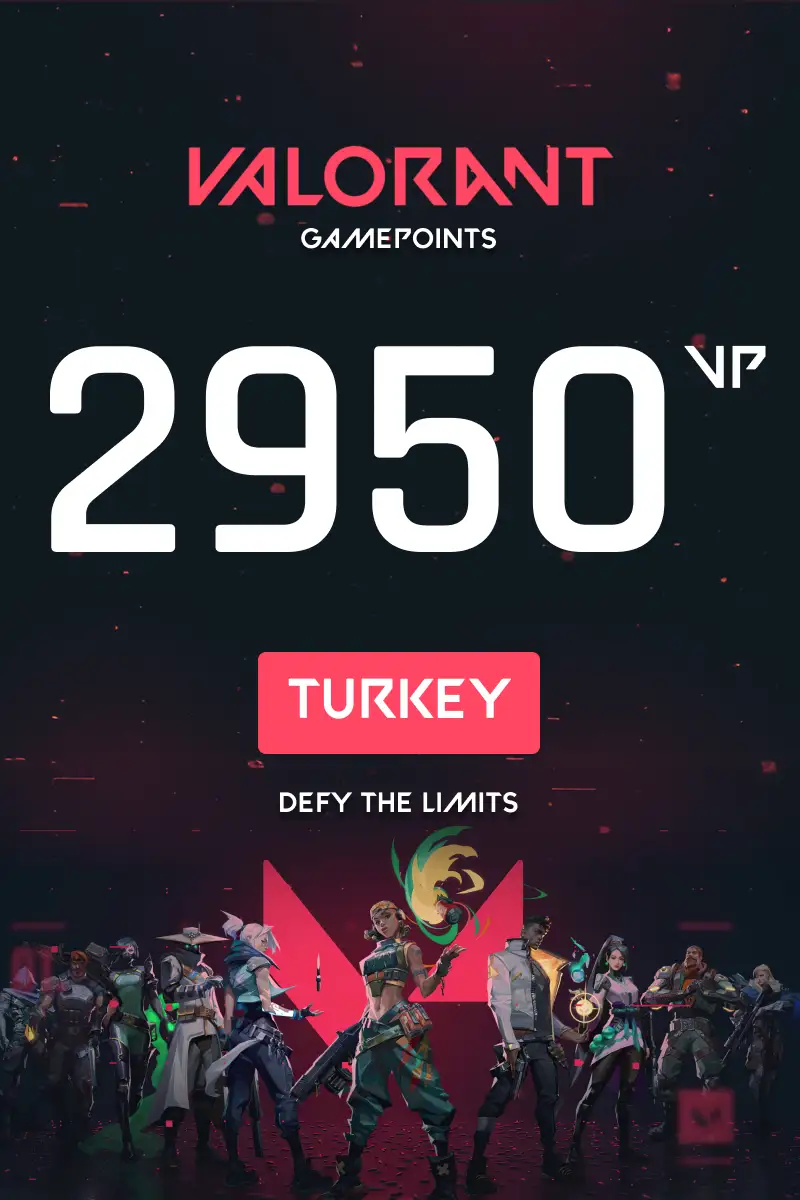 Buy VALORANT 2950 Valorant Points (Turkey) - Digital Key