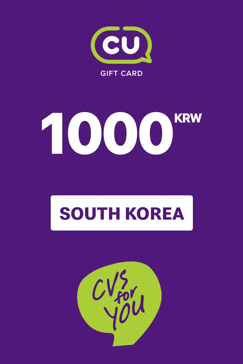 Buy CU 1000 KRW Gift Card (South Korea) - Digital Key