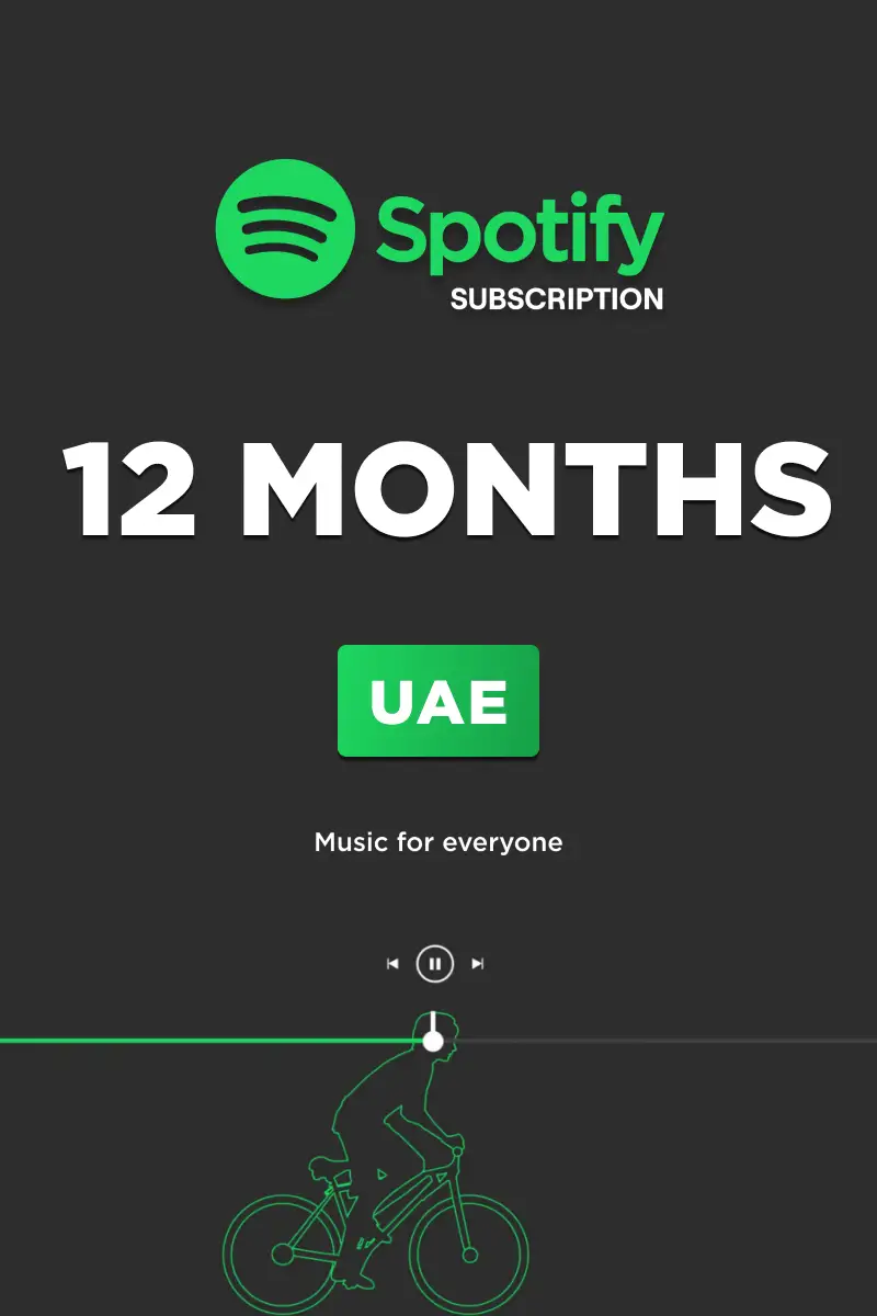Buy Spotify Premium 12 Months Subscription (United Arab Emirates ...