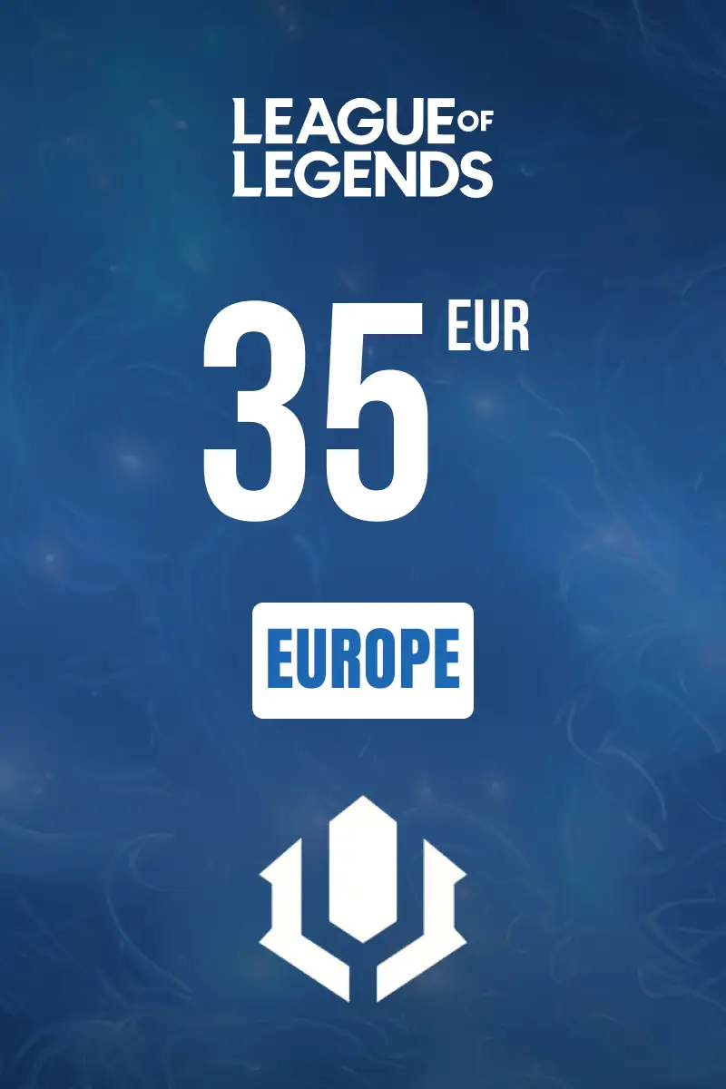 Buy League of legends 35 EUR Gift Card (Europe) - Digital Key