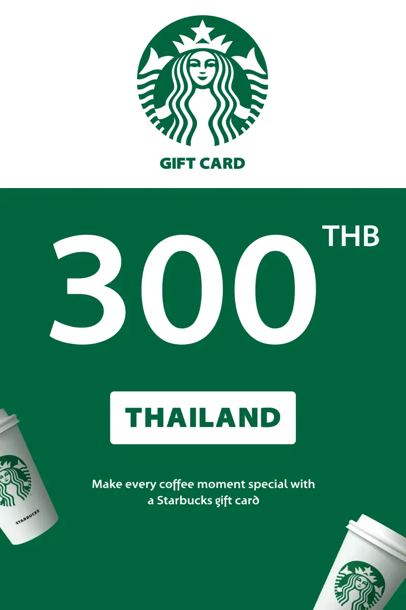 Buy Starbucks 300 THB Gift Card (Thailand) - Digital Key