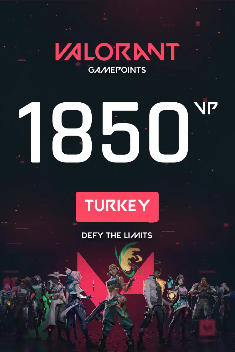 Buy VALORANT 1850 Valorant Points (Turkey) - Digital Key