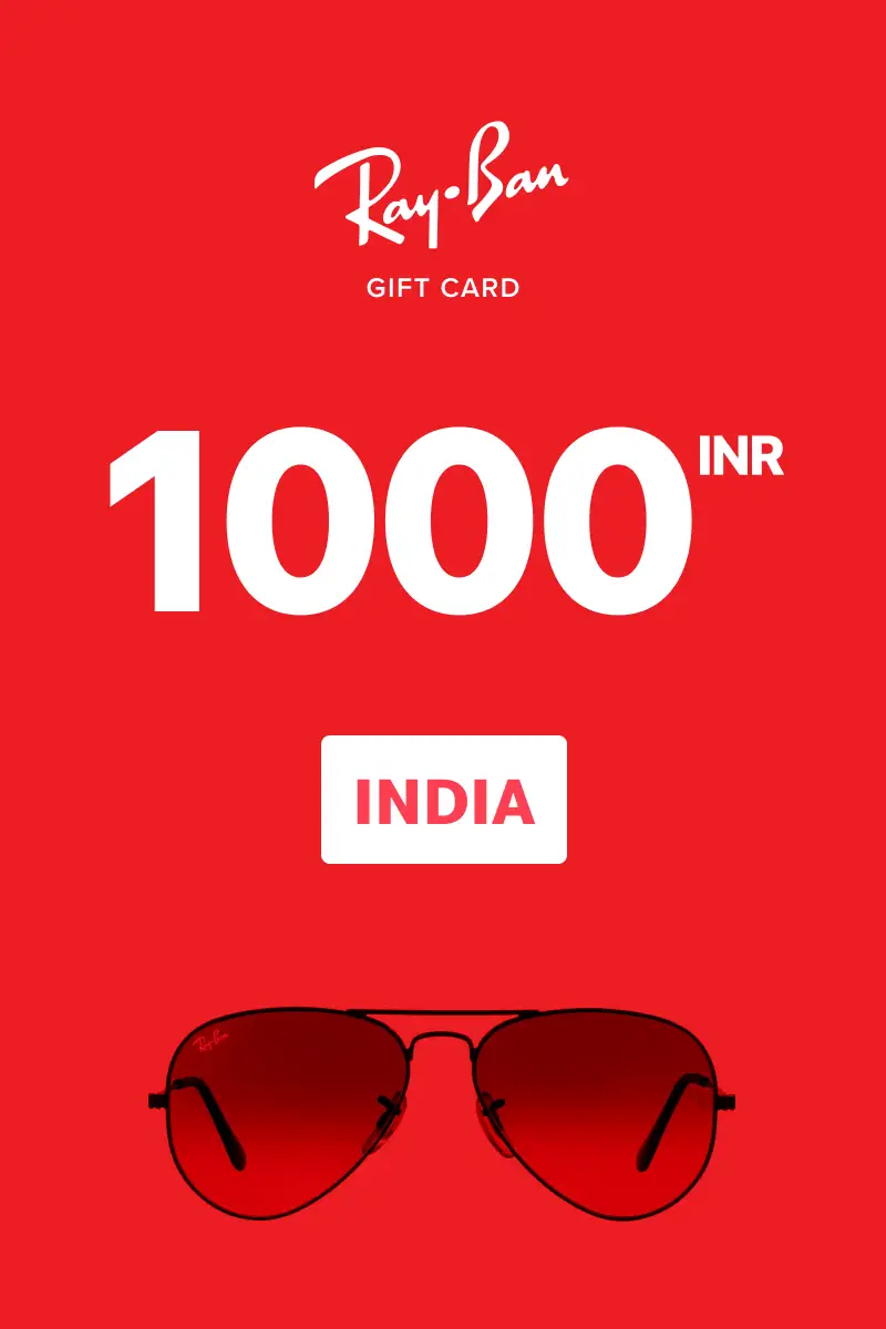 Buy Ray-Ban 1000 INR Gift Card (India) - Digital Key
