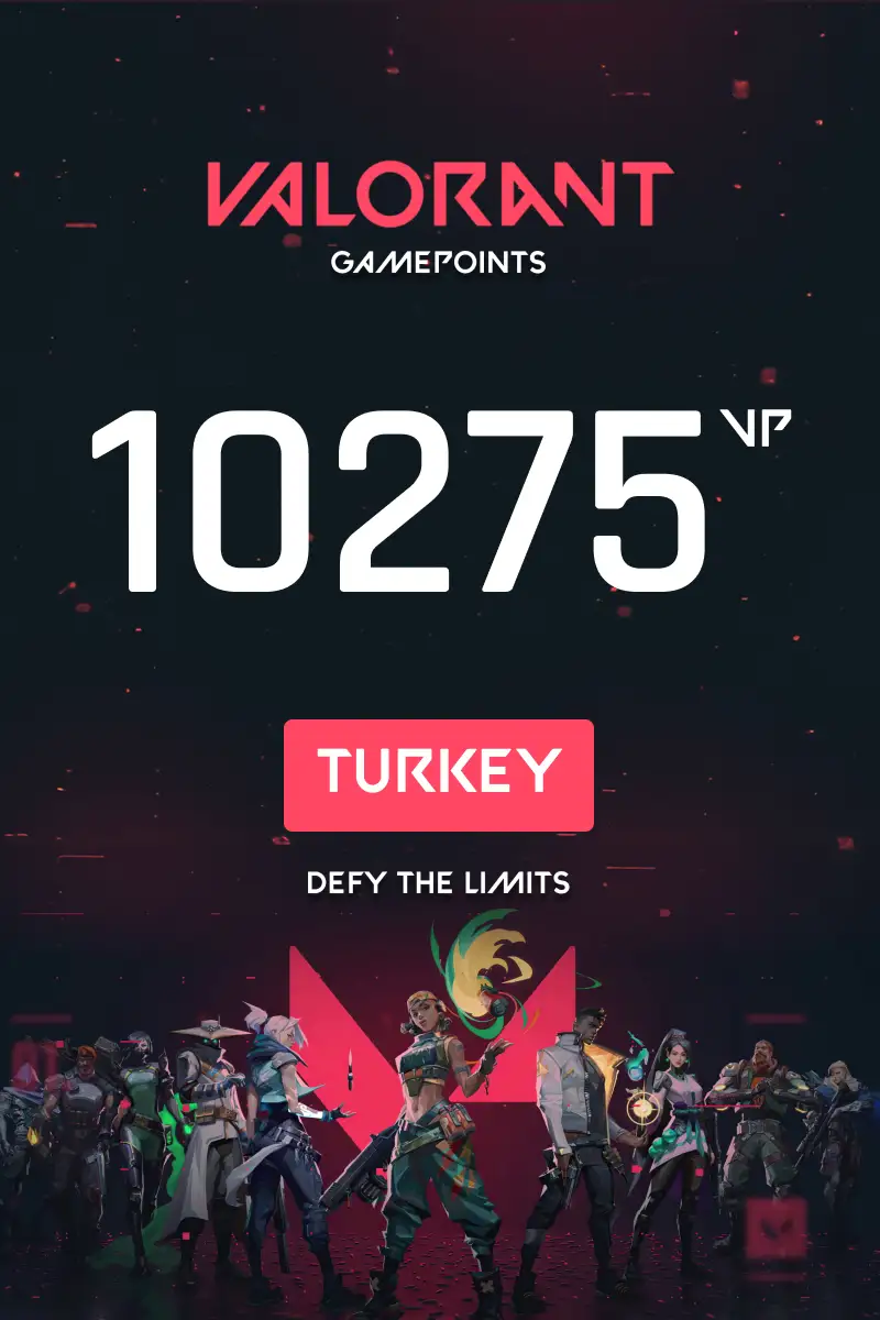 Buy VALORANT 10275 Valorant Points (Turkey) - Digital Key