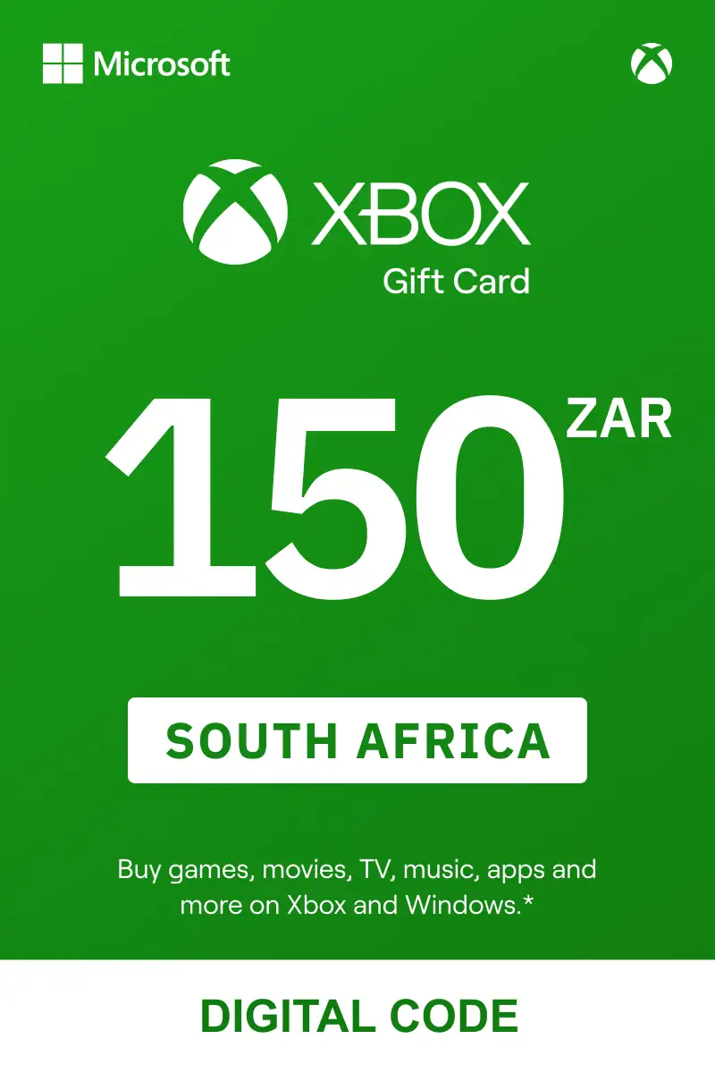 Buy Xbox 150 ZAR Gift Card (South Africa) - Digital Key
