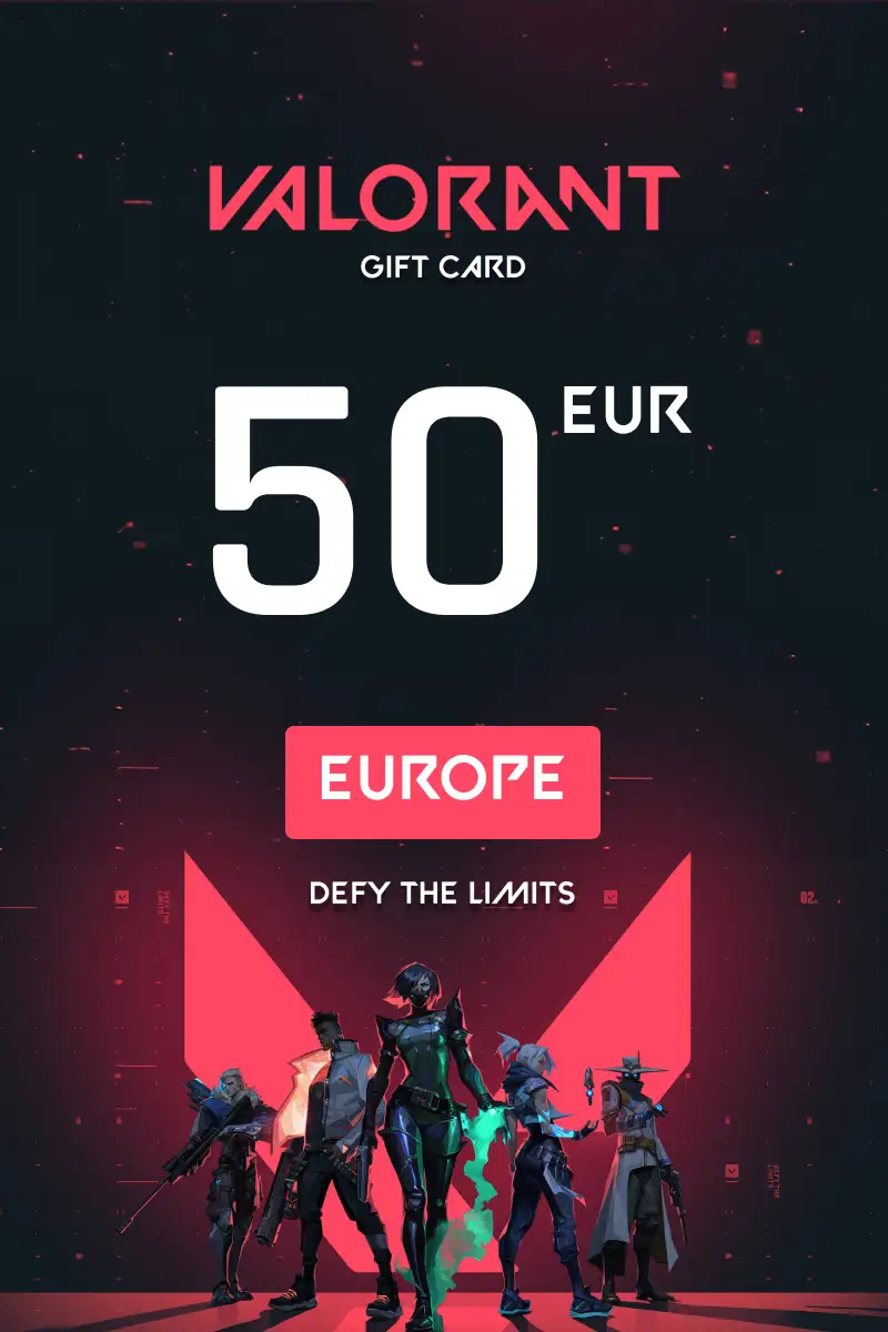 Buy Valorant 50 EUR Gift Card (Europe) - Digital Key